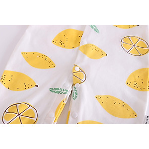 Vinesen Newborn Infant Baby Boy Girl One-Piece Outfits Summer Clothes Cotton Long Unisex Romper Jumpsuit 3-6 Months Avocado