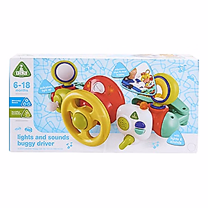 Early Learning Centre Lights and Sounds Buggy Driver, Hand Eye Coordination, Stimulates Senses, Kids Toys for Ages 06 Month by Just Play