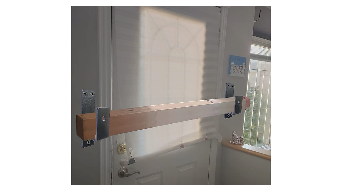 2x4 Door Barricade Brackets for Home Security | Easy Installation