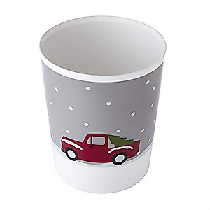SKL Home Retro Truck Wastebasket, White