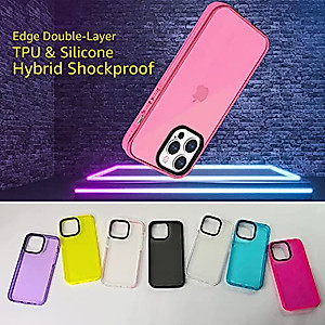 Neon Clear Case for iPhone 11 Pro Max, Cute Retro Vibrant Design Phone Cases for Women 80s Accessories,Camera Protector Cover Soft Silicone Shockproof Protective Case for iPhone 11 Pro MAX 6.5inch