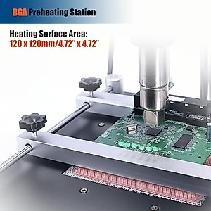 110V 853A 450W SMD PCB Preheater bga Rework Station Preheating Oven Station Infrared Preheating Station Hot Plate Preheating Oven Welder