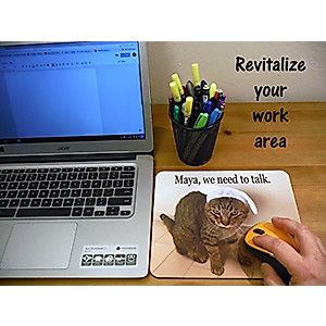Personalized Mouse Pad - Add Pictures, Text, Logo or Art Design and Make Your Own Customized Mousepad. Each Custom Mouse Mat Comes in a Colorful Gift Bag. Personalized Your Gaming Mousepad