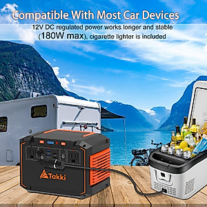 300W Portable Power Station and 111Wh Portable Generator, Camping Solar Generators for Home Use, Emergency, CPAP, Indoor, Outdoor