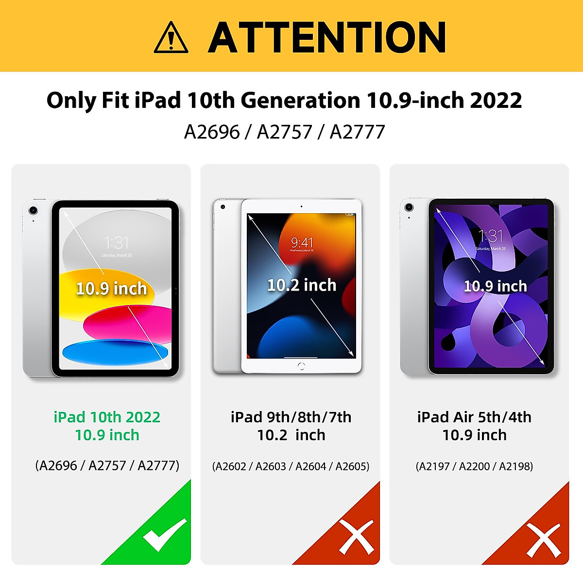 SIBEITU Case for iPad 10th Generation 10.9 inch 2022 with Screen Protector Pencil Holder, 3 Layer Shockproof Rugged Protective Case for iPad 10th Gen A2757/A2777 w/Kickstand & Shoulder Strap, Rose