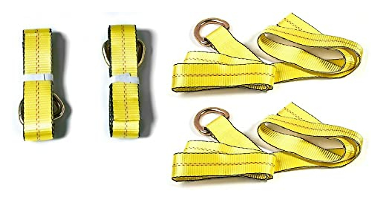 Pro-Grade Lasso Wheel Lift Straps & Ratchets - Tow Truck