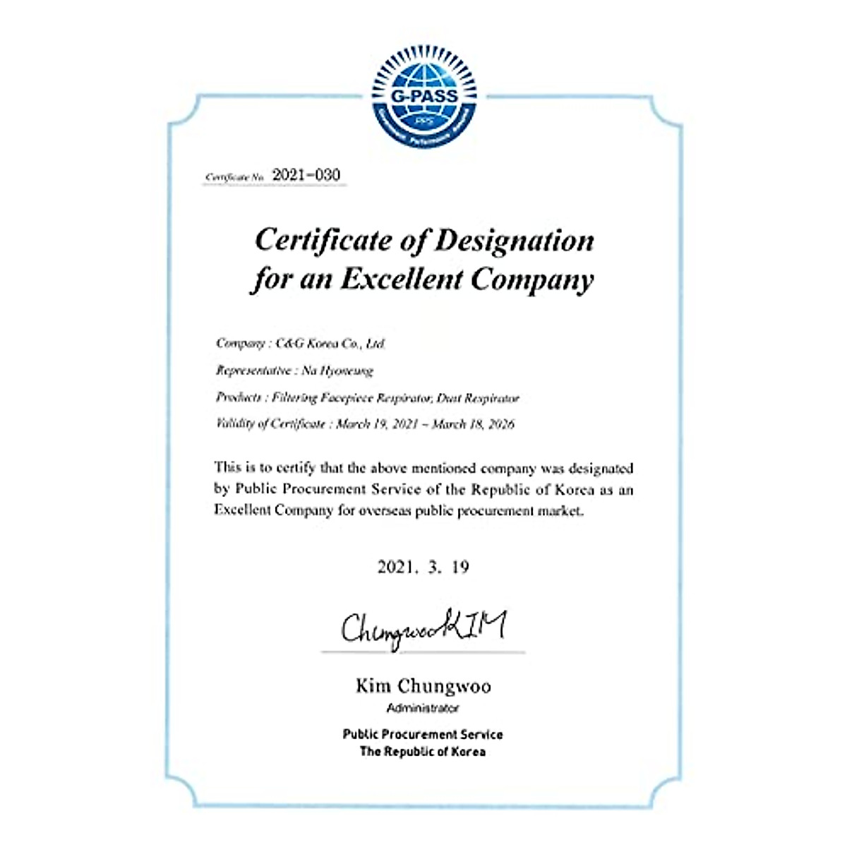 C&G Korea Masks [5 Pc] Disposable Black KF94 Certified C&G Korea Face Masks, 5 Count (Pack of 1)