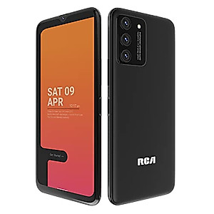 RCA Reno Max | 6.5” HD+ Brightness Boost Display | 64GB + 4GB RAM | 4G LTE Unlocked Smartphone | Android 12 | Octa Core Processor | 16MP Triple Camera | 4000 mAh Battery | Black | T-Mobile