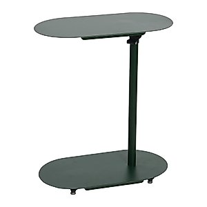 Main + Mesa Modern Adjustable C-Table, Dark Green