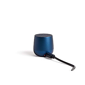 Lexon MINO+ Portable Bluetooth Mini Speaker with HD Sound, Rechargeable and Pairable - Dark Blue