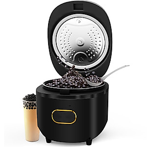 WantJoin Boba Maker Machine Commercial Boba Cooker Commercial Boba Pearl Maker for Bubble Tea Milk Tea Boba Pot for Tapioca Pearls for Restaurants Milk Tea Stores Dessert Stores Lounge Bars 110V