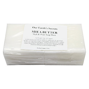 Shea Butter - 2 Pound Melt and Pour Soap Base - Our Earth's Secrets