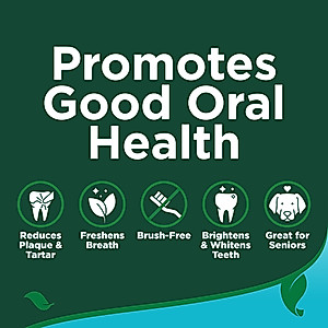 Vet’s Best Dental Powder for Dogs – Brush-Free Solution – Prevent Plaque & Tartar – Made with Natural Brown Seaweed & Brewer’s Yeast – Dog Teeth Cleaning Powder – 90 Day Supply (for 23-66lb Dogs)