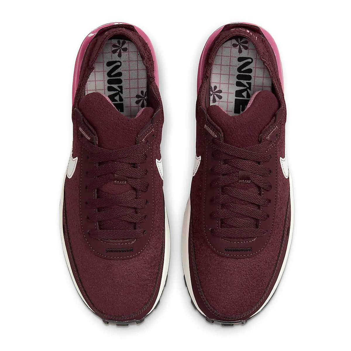 Nike Womens Waffle One Fashion Shoes (Burgundy Crush/Desert Berry/Black/Phantom, us_Footwear_Size_System, Adult, Women, Numeric, Medium, Numeric_9)