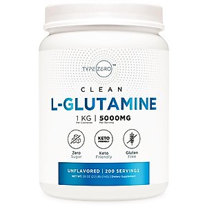 5X Strength L Glutamine Powder (5000mg | 1KG) 6-Month Supply Pure L-Glutamine Supplement for Leaky Gut Health, Gastrointestinal Lining Support & Recovery for Women/Men - Vegan, Gluten Free, No Fillers