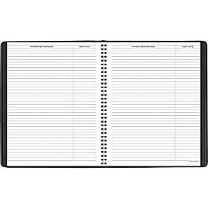AT-A-GLANCE 8031005 Four-Person Group Undated Daily Appointment Book, 8 1/2 x 10 7/8, White