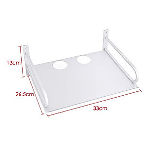 Ace Select Aluminum Wall Mounted Shelf Floating AV Shelf TV Box Shelf Component Shelves for Router Gaming Consoles Cable Box