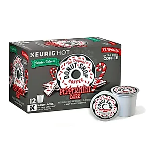 Bundle of 2: Donut Shop Peppermint Bark Winter Release 24 K-Cup