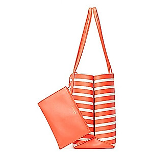 Kate Spade New York all day sailing stripe large tote (TAMARILLO MULTI)