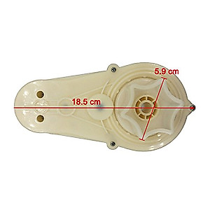 550 12 Volt Motor Gearbox for Kids Powered Ride-Ons Replacement Parts NPL2 Camaro Jeep Kid Trax Disney Mickey Mouse Coupe, RS550 12V Electric Motor