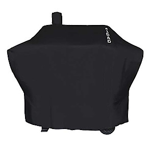 i COVER Smoker Grill Cover Sized for Char-Griller Charcoal Grill 2190 Heavy Duty Waterproof Patio 600D Canvas Barbeque BBQ Grill Cover
