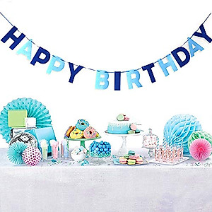 Happy Birthday Bunting Garland Banner Pennant Flags Party Home Hanging Decor
