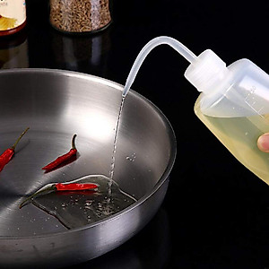 VANTOBEST 2Pcs 1000ml/34oz Clear Plastic Wash Bottle Plastic Squeeze Tattoo Bottle with Narrow Mouth Squirt Bottle Containers Cans Pots Watering Tool for Gardening Lab Industry