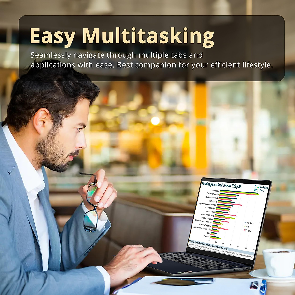 Lenovo IdeaPad 3 15ALC6 15.6" Laptop AMD Ryzen 5 5500U 12GB Ram 512GB SSD W10H (Renewed)