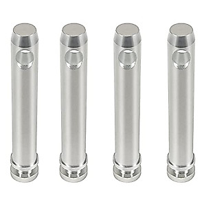 4 Pack Sunluway S07070200 Cat 1 Top Link Pin 3/4 in Dia Pin 5-1/2 Top Link Pin Hitch Pin Accessories for Tractors