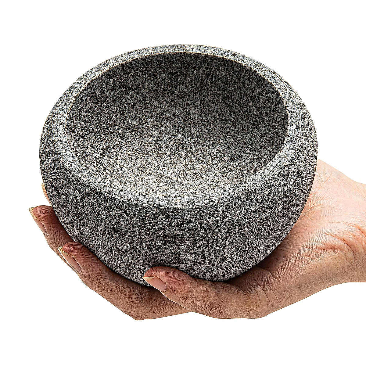 CHARMMAN Shaving Soap & Cream Bowl for Men, Natural Granite Stone, Keep Warm Better, Easier to Lather