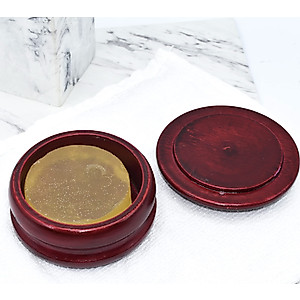 Parker Genuine Dark Mango Wood Shaving Soap Bowl - High Lustre Finish