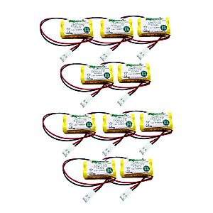 10PCS Dual-Lite 12-822,012-0822,12-822E Replacement Battery