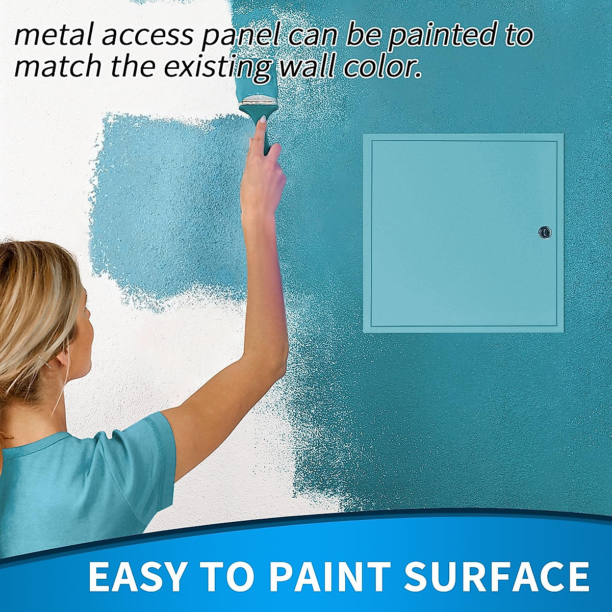 Access Panel 24 x 24,Metal Access Door,Built-in Lock,Aluminum Galvanized -Antioxidant/Fire Resistant,Access Panel for Drywall,Ceilings, Electrical, Plumbing,Access Door for Drywall,Metal Access Panel