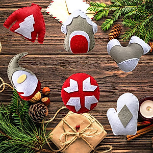 MOVEBO DIY Craft Sewing Kits for Christmas,Christmas Ornaments DIY Craft Kits for Kids (Christmas Ornaments DIY 1)