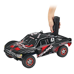 Traxxas Slayer Pro 4X4: Powered 4WD Short Course Racing Truck (1/10 Scale), Red/Black