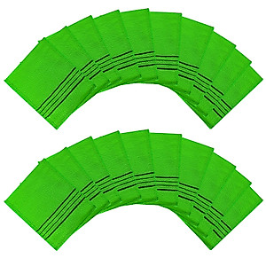 GOLDSANGSA-Korean Bath Towel Washcloth 20pcs/Body Scrub Genuine Exfoliating Bath Mitten Remove Dead Skin(Green)