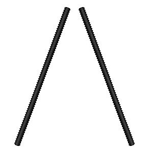 2 PCS/Black Oven Rack Shields - Heat Resistant Silicone Oven Rack Cover 14 inches Long Oven Rack Edge Protector, Protect Against Burns and Scars