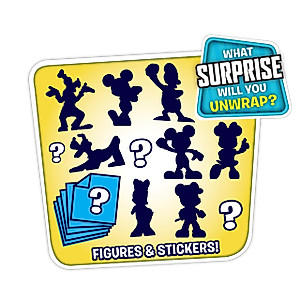 Disney Junior Mickey Mouse Mystery Figure Capsule, 9 Pieces Inside, Officially Licensed Kids Toys for Ages 3 Up by Just Play