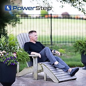 Powerstep mens Archwear Slippers, House Shoes, Orthotic With Arch Support, Plantar Fasciitis Pain Relief Slipper, Dark Gray, 10 US