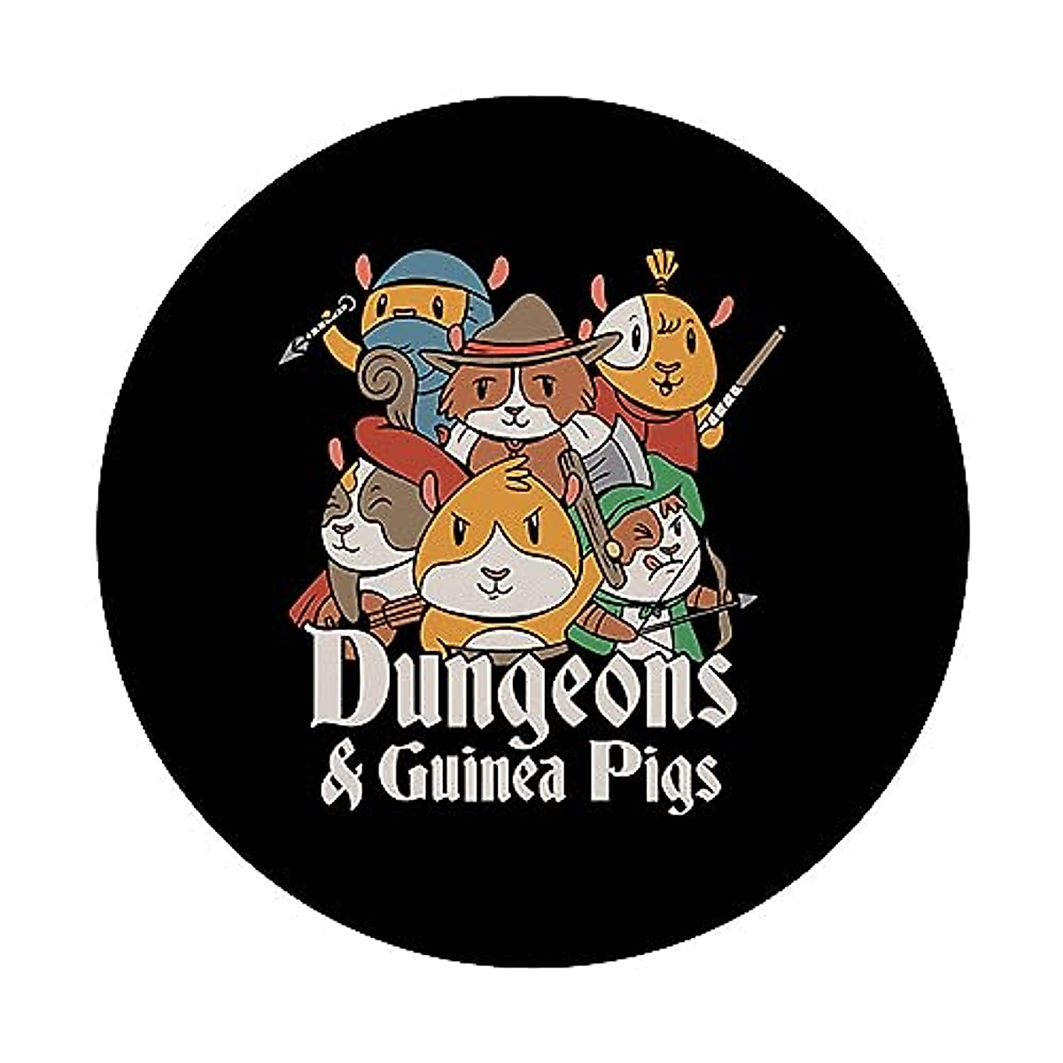 Guinea Pigs and Dungeons PopSockets Standard PopGrip