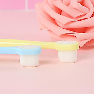 EasyHonor Baby Toothbrush & Toddler Toothbrush for Age 4-12 Years Old, Extra Soft Toothbrush with 10000 Soft Floss Bristle for Baby Gum Care. (6Pcs)