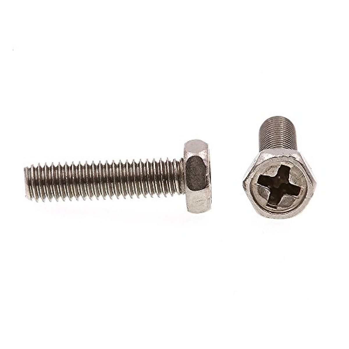 Prime-Line 9012691 Machine Screw, Phillips Indented Hex Head, #10-32 X 3/4 in, Grade 18-8 Stainless Steel, Pack of 100
