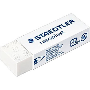 Staedtler Large Rasoplast Pencil Eraser (526 B20) Pack of 5 Erasers