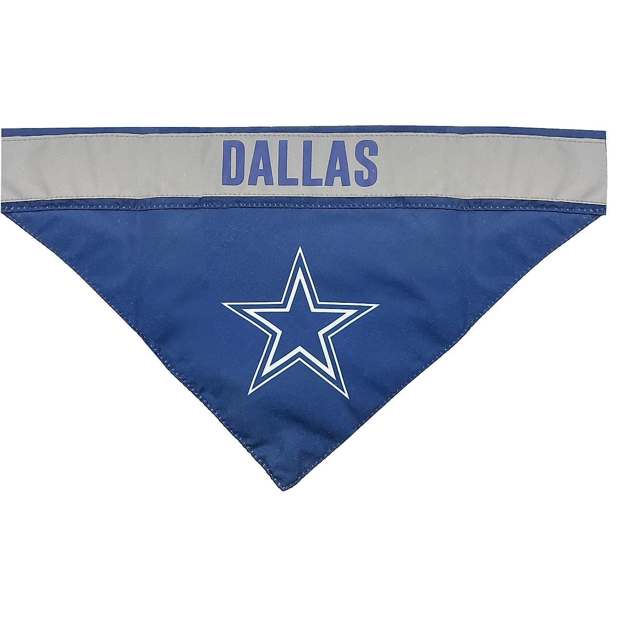 Pets First NFL Dallas Cowboys TIE Bandana, Small/Medium. Dog Football Reflective Bandana Scarf Bib for Pet, Cat, or Dog. The Ultimate Game-Day, Party Bandana