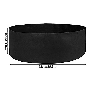 Pannow 50 Gallon Plant Grow Bags, Round Raised Garden Planting Beds Pots, Heavy Duty Fabric Grow Pot, Durable Breathe Cloth Planting Container for Potatoes Vegetables and Fruits, Gardening & Outdoor