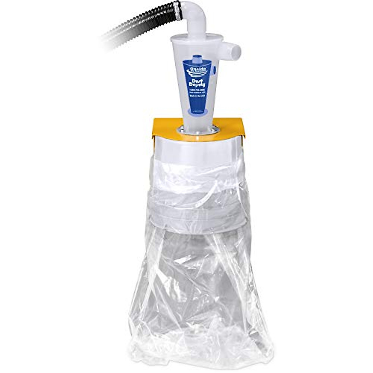 Oneida Air Systems Dust Deputy Anti-Static Cyclone Separator (DD Bagger)