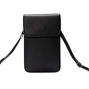 Small Crossboy Phone Bag for Women, Cell Phone Purse With Touch Screen Window for Google Pixel 6 5a 4a 5G 4a 4 3a iPhone 13 Pro 13 Mini iPhone 12 12 Mini iPhone 11 XR X XS Max iPhone SE 2020