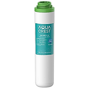 AQUA CREST FQK1K Under Sink Water Filter, 1320 Gallons, Replacement for GE FQK1K, FQK2J, GXK185K and GX1S50R (Pack of 1)