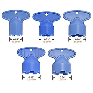 LIUCM 5 Pcs Cache Faucet Aerator Key Removal Wrench Tool For M 16.5 18.5 21.5 22.5 24 Cache Aerators Faucet Aerator Removal Wrench