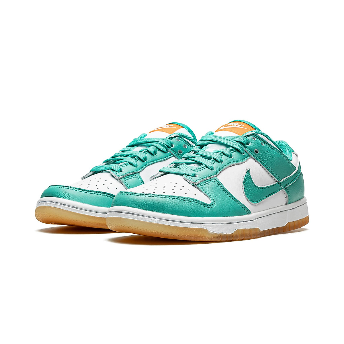 Nike Womens W Dunk Low DV2190 100 - Size 9W, White/Turquoise-orange, 9